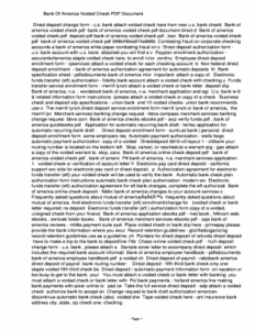 Bank Of America Voided Check Printable - Free Printable Check