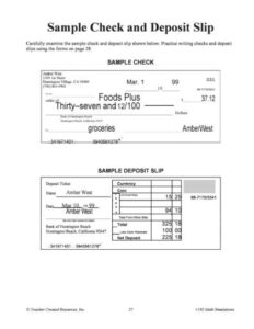 Printable Td Bank Checking Deposit Slip - Free Printable Check